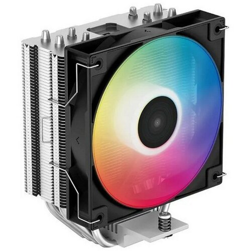 Вентилятор для процессора DeepCool AG400 (LGA1200/1700/115X/AM5/AM4, TDP 220W, PWM, Fan 120mm, 4 теп. труб) (R-AG400-BKNNMN-G-1)