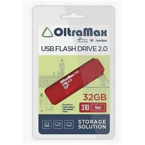 USB флэш-накопитель OLTRAMAX OM-32GB-310-Red