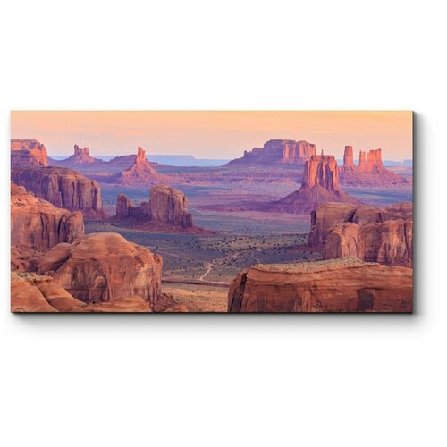 Модульная картина Восход в Долине монументов 110x55