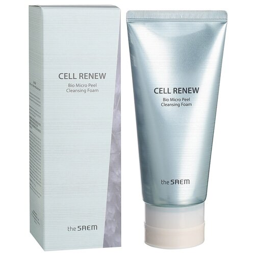 Пенка для умывания The Saem Cell Renew Bio Micro Peel Cleansing Foam 170мл.