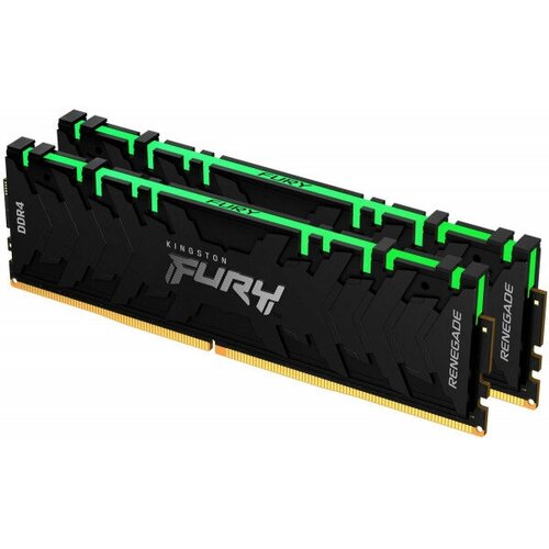 Оперативная память Kingston 16GB 4000MHz DDR4 CL19 DIMM (Kit of 2) FURY Renegade RGB KF440C19RBAK2/16