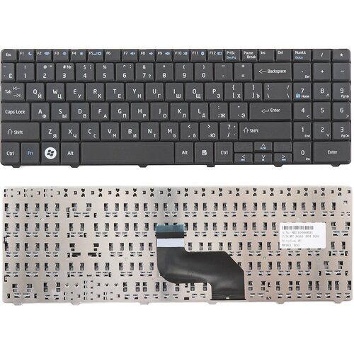 Клавиатура для ноутбука MSI CR640, CX640, A6400 черная