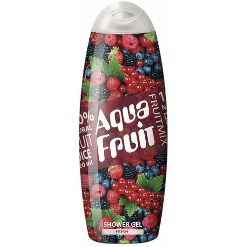 Гель для душа AQUAFRUIT Fresh ягоды