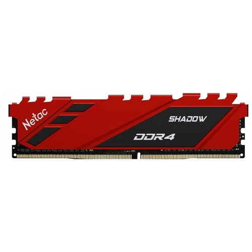 Оперативная память Netac Shadow 16 ГБ DDR4 3200 МГц DIMM CL16 NTSDD4P32SP-16R