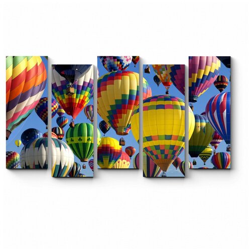 Модульная картина Фестиваль воздушных шаров, Нью Джерси 120x69