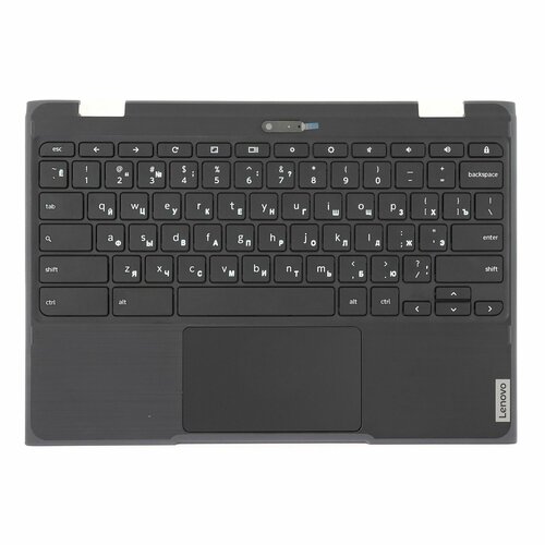 Клавиатура для ноутбука Lenovo Chromebook 300E Gen 2 черная с черным топкейсом