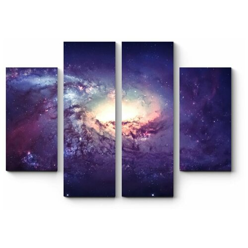 Модульная картина Галактика в космосе100x75
