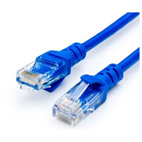 Сетевой кабель ATcom RJ45 cat.5e UTP 3m Blue АТ9162
