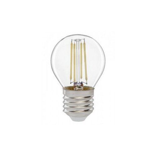 Светодиодная LED лампа General филамент Шар E27 12W 2700K 2K 35x98 (нитевидная) празрачнаяGLDEN-G45S-12-230-E27-2700 661012 (упаковка 25 штук)