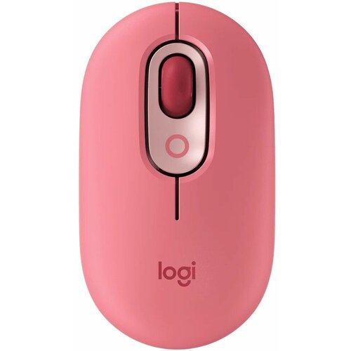 Беспроводная мышь Logitech Pop, розовый
