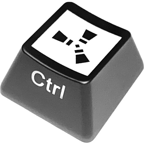 Кейкап Rust для механической клавиатуры – CTRL (черный, 1u, OEM R1)