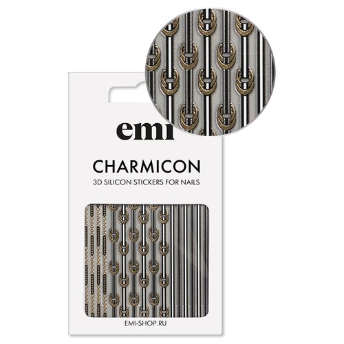 E.Mi, 3D-стикеры №157 Ремни Charmicon 3D Silicone Stickers