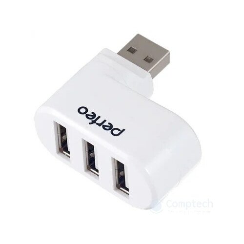 Perfeo USB-HUB 3 Port (PF-VI-H024 White) белый