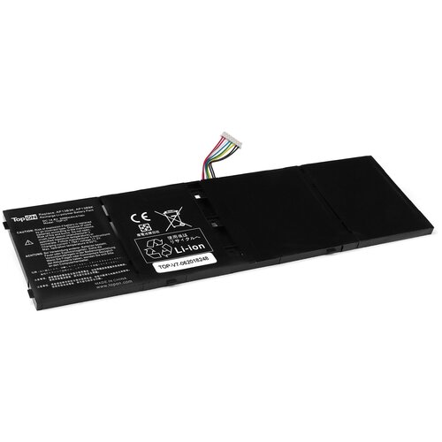 Аккумуляторная батарея (аккумулятор) TopON TOP-V7 для ноутбука Acer Aspire V5-552 15V 3560mAh черная
