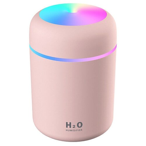 Увлажнитель воздуха воздухоочиститель маленький с увлажнителем ультразвуковой, светло-розовый