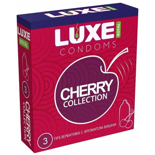 Презервативы Luxe Royal Cherry Collection (С ароматом вишни)