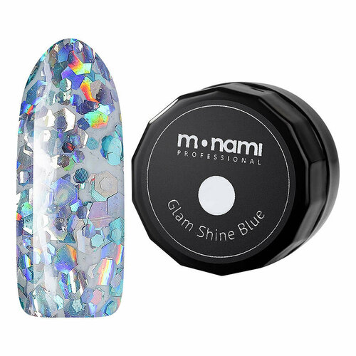 Гель-лак Monami Professional Glam Shine Blue, 5г