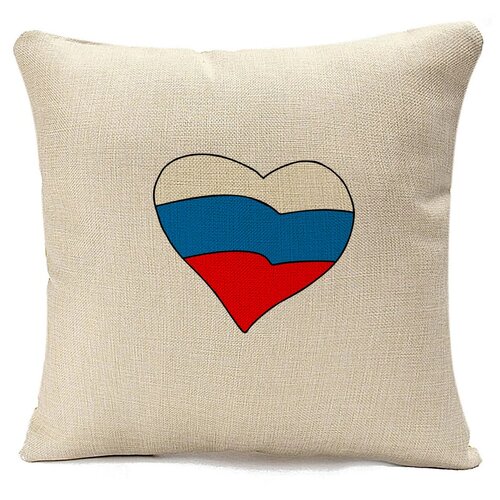 Подушка CoolPodarok Илюстрация Флаг России