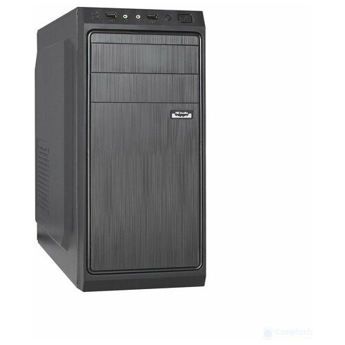 Exegate EX283729RUS Корпус Miditower XP-401 Black ATX 2*USB Audio