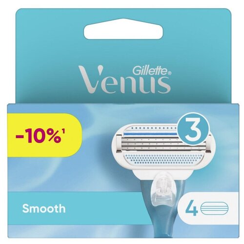 Сменные кассеты для бритья GILLETTE VENUS 4шт , 1 шт.