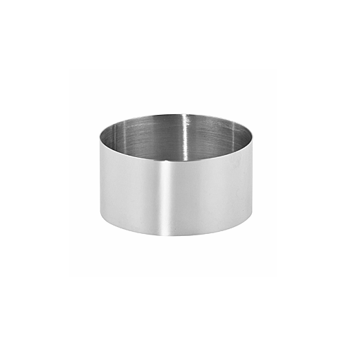 Набор кондитерских форм "Круг" кольцо кондитерское(2шт), сталь, диаметр 75, высота 45мм, металлич.