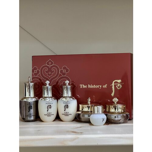 The History Of Whoo Восстанавливающая серия миниатюр на основе женьшеня Cheongidan Radiant Special Gift Set 6 items