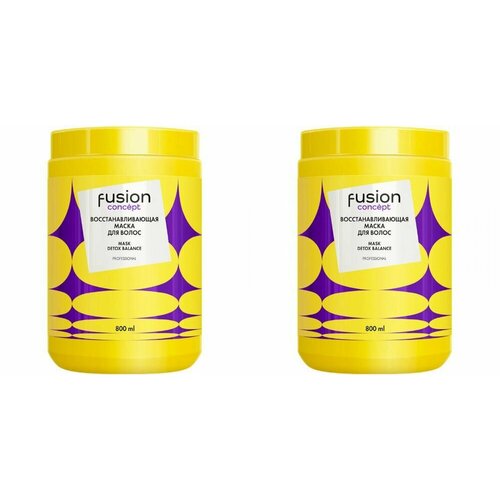 Concept Маска восстанавливающая Fusion Detox Balance, 800 мл, 2 шт