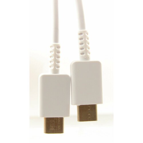 USB Кабель Power Delivery (Type-C - Type-C) 25W, (Внешне и по характеристикам аналог Samsung), до 2A, Белый, 1 м.
