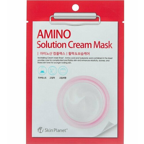 Mijin Маска тканевая для лица С аминокислотами Skin Planet, 25 гр, 1 шт