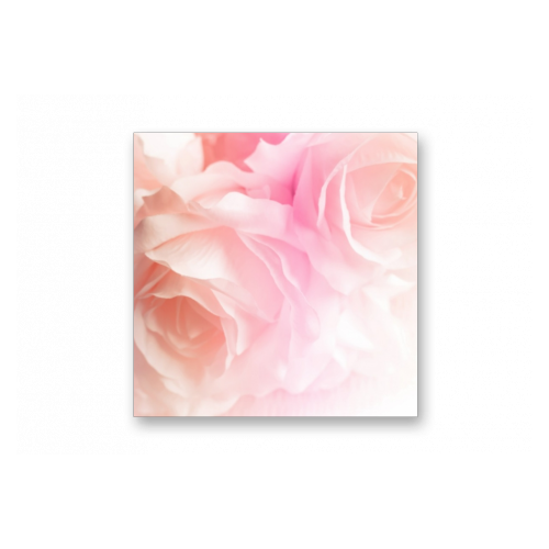 Картина на стекле | Diva Kartina | Цветы. Свежесть розы | 60X60 см | Интерьерный постер