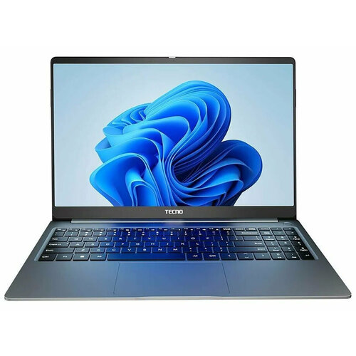 Ноутбук TECNO Megabook T1 T15DA Space Grey 4894947015229 (15.6", Ryzen 7 5800U, 16 ГБ/ SSD 1024 ГБ, Radeon Graphics) Серый