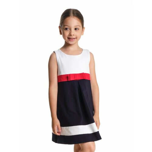 Платье Mini Maxi, размер 98, белый, синий