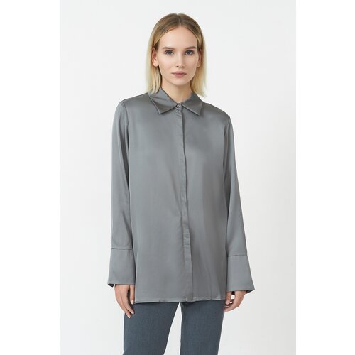 Блуза Baon, размер L, серый