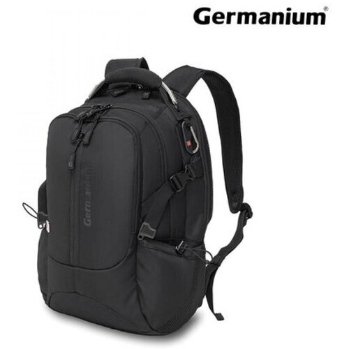 Сумки и рюкзаки деловые GERMANIUM Рюкзак GERMANIUM "S-02" универсальный, с отделением для ноутбука, усиленная ручка, черный, 47х31х16 см, 226948