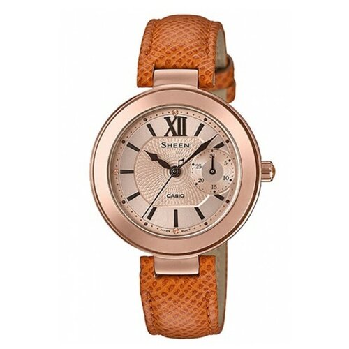 Наручные часы CASIO Sheen, коричневый