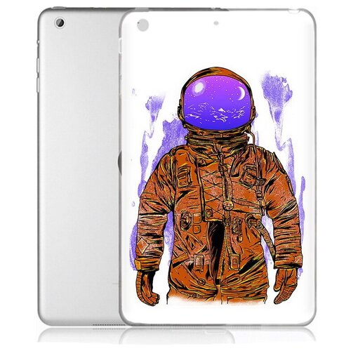Чехол задняя-панель-накладка-бампер MyPads нарисованный мужчина в скафандре для iPad Pro 11 (2018) A1979/A1934/A2013 противоударный