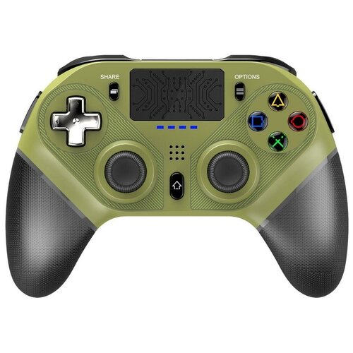 Геймпад Ipega беспроводной (PG-P4010A) Зеленый (Green) (PS4/PS3/PC/iOS/Android), черный