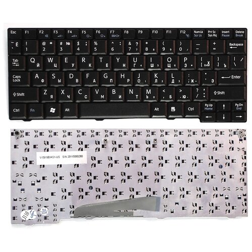 Клавиатура для ноутбука Sony Vaio VPCM12M1R/P черная