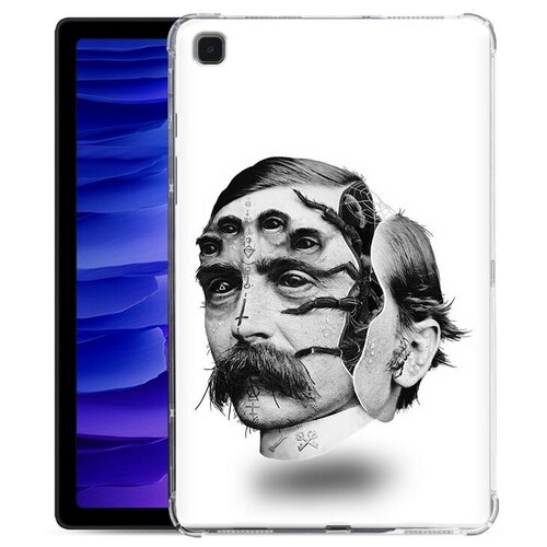 Чехол задняя-панель-накладка-бампер MyPads страшное лицо мужчины для Samsung Galaxy Tab A7 10.4 SM-T500 (2020)/Samsung Galaxy Tab A7 10.4 SM-T500/T505 (2020) противоударный