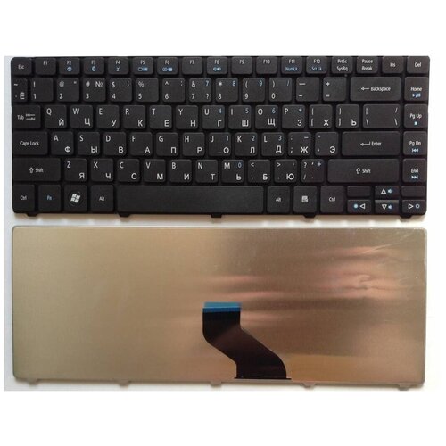 Клавиатура для ноутбука NSK-AM10S черная матовая