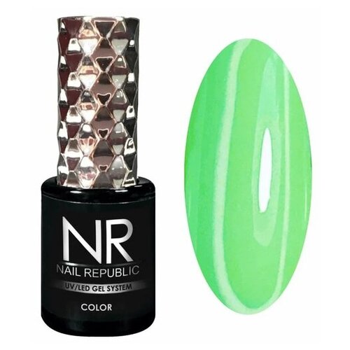 Nail Republic гель-лак для ногтей Color, 10 мл, 10 г, 361 пастельно-зеленый
