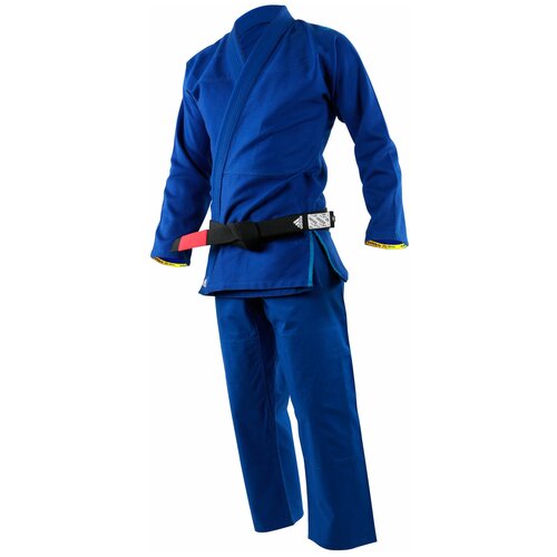 Кимоно  для джиу-джитсу adidas без пояса, размер 170, синий