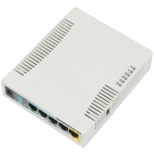 Роутер беспроводной MikroTik RB951UI-2HND N300 10/100BASE-TX белый