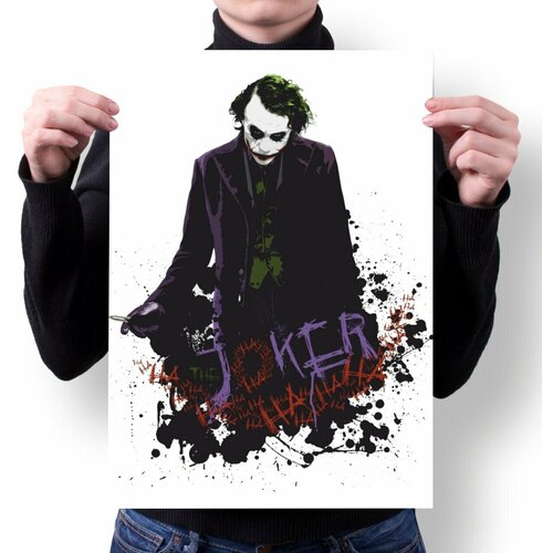 Плакат BUGRIKSHOP А3 принт "Джокер, Joker" - J0021