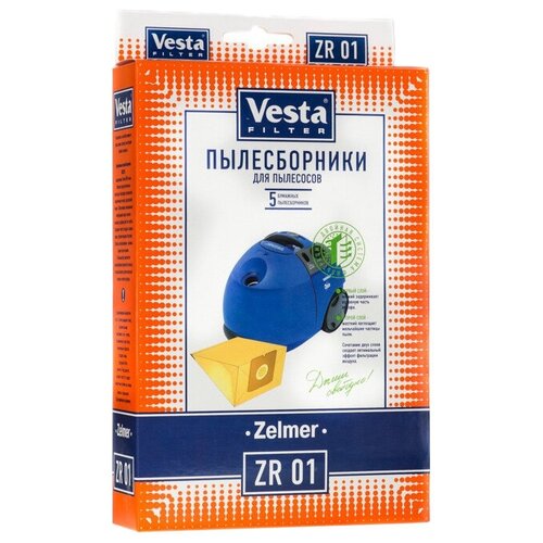 Vesta filter Бумажные пылесборники ZR 01, 5 шт.