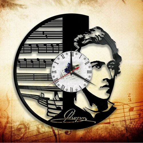 Настенные часы с Фридериком Шопеном, Fryderyk Chopin