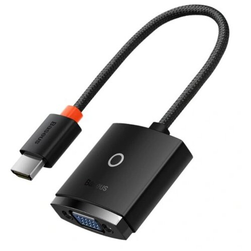 Переходник / адаптер Baseus Lite Series Adapter (WKQX010001), HDMI (M) - VGA (F), черный