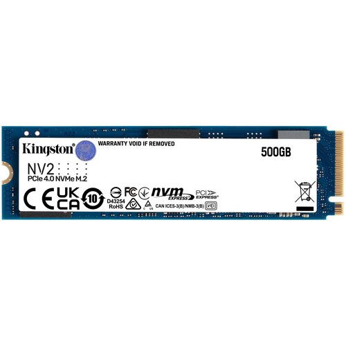 Накопитель SSD Kingston PCI-E x 500Gb SNV2S/500G NV1 M.2 2280