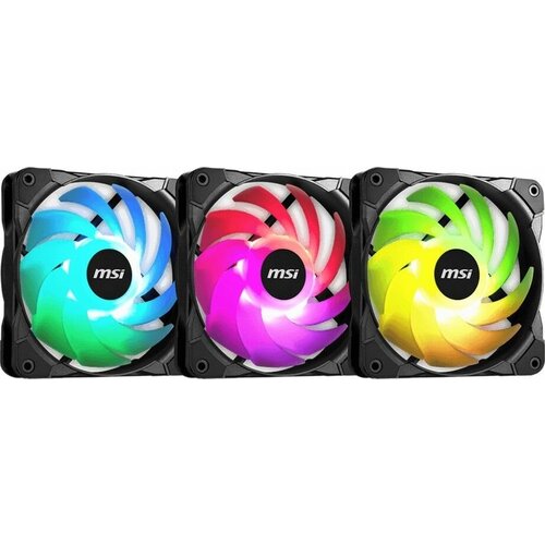 Корпусный вентилятор MSI MAX F12A-3 3*ARGB 120mm fans