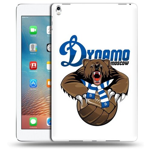 Чехол задняя-панель-накладка-бампер MyPads ФК Динамо медведь для iPad Pro 12.9 2015 (A1584/A1652)/iPad Pro 12.9 2017 (A1671/A1670) противоударный